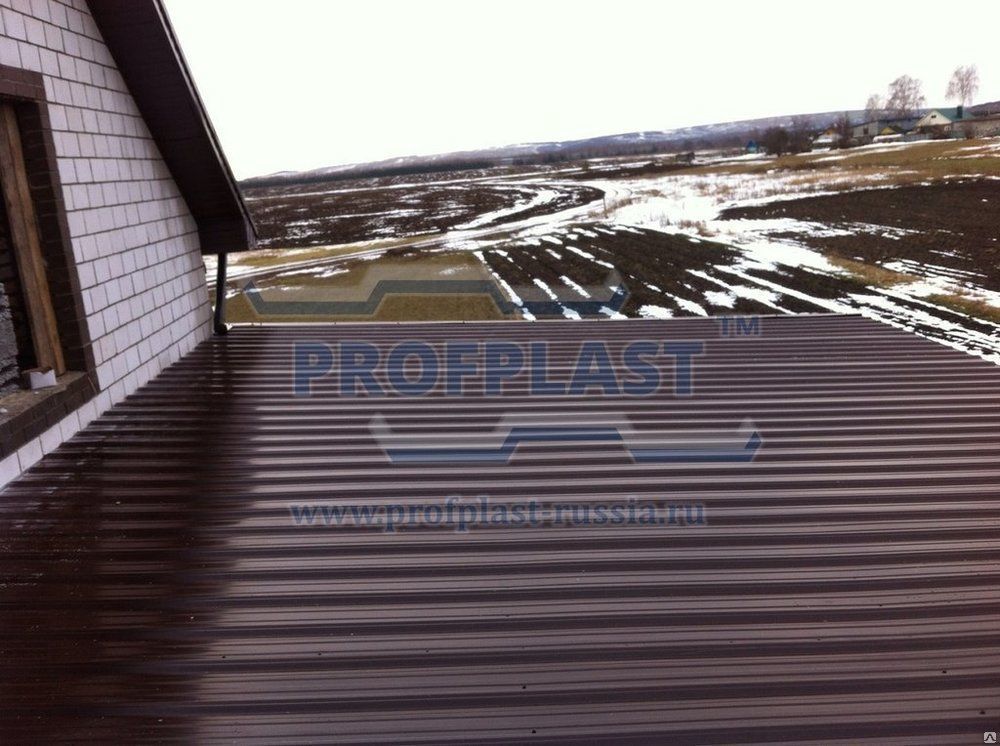 Профнастил из ПВХ Profplastikom ПП-25 для стен 1.3 мм, цена в Нижнем ...