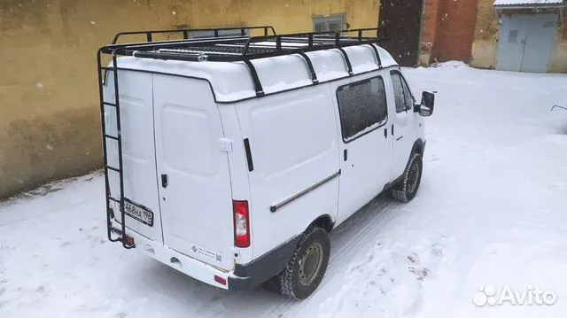 Багажник экспедиционный Proffit на ГАЗ Соболь с выдвижной лестницей ...