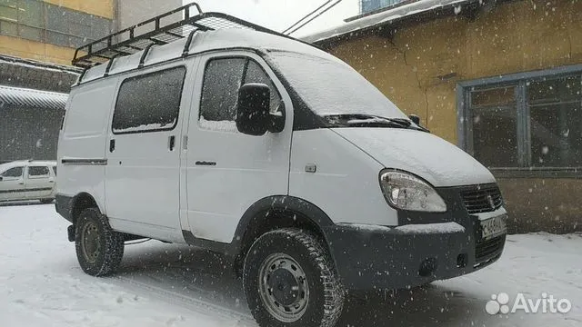 Багажник экспедиционный Proffit на ГАЗ Соболь с выдвижной лестницей ...