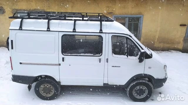 Багажник экспедиционный Proffit на ГАЗ Соболь с выдвижной лестницей ...